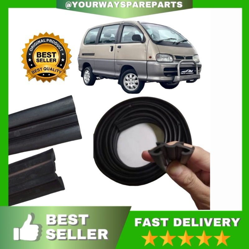 【YW SPARE PARTS】PERODUA RUSA VAN 1998 YEAR DOOR RUBBER GLASS RUN ...