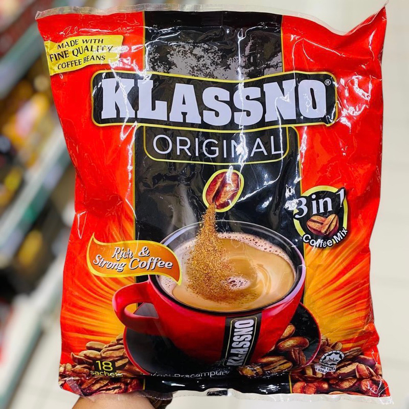 Klassno 3 in 1 Coffee Mix -Original- 20g x 18 Sachets | Shopee Malaysia
