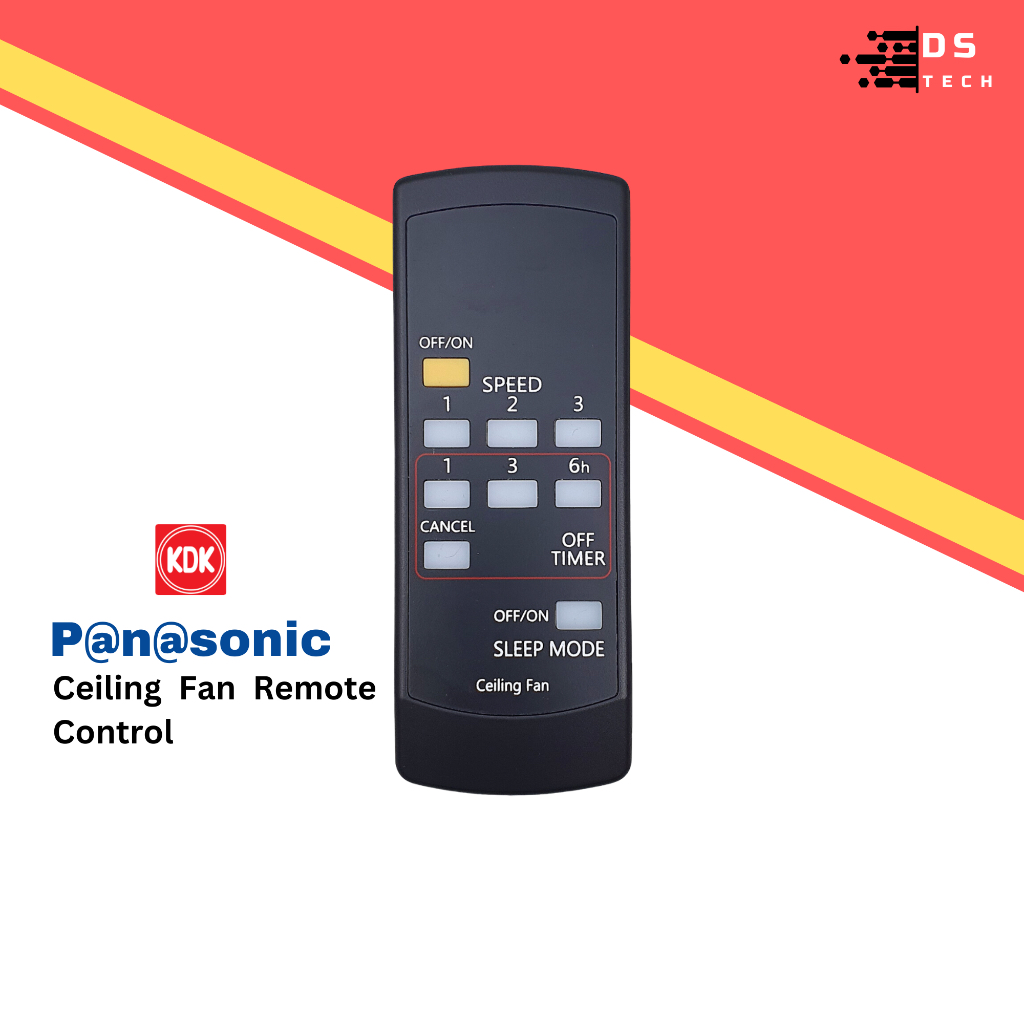P@n@sonic KDK Ceiling Fan Remote Control [READY STOCK] 3 Speed Remote ...