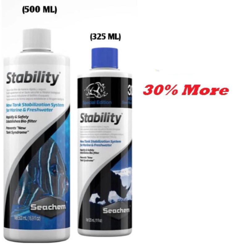 Bacteria Starter … SeaChem Stability offer Pack 325ml / Stress Guard | Shopee Malaysia