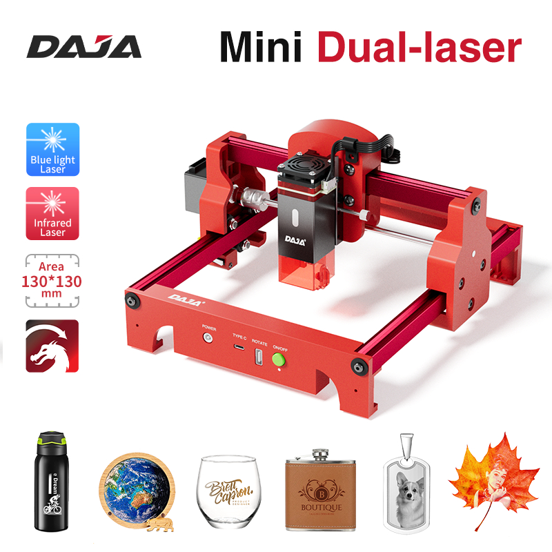 DAJA A7 MINI 5W Commercial Laser Printer Engraving Machine Plastic ...