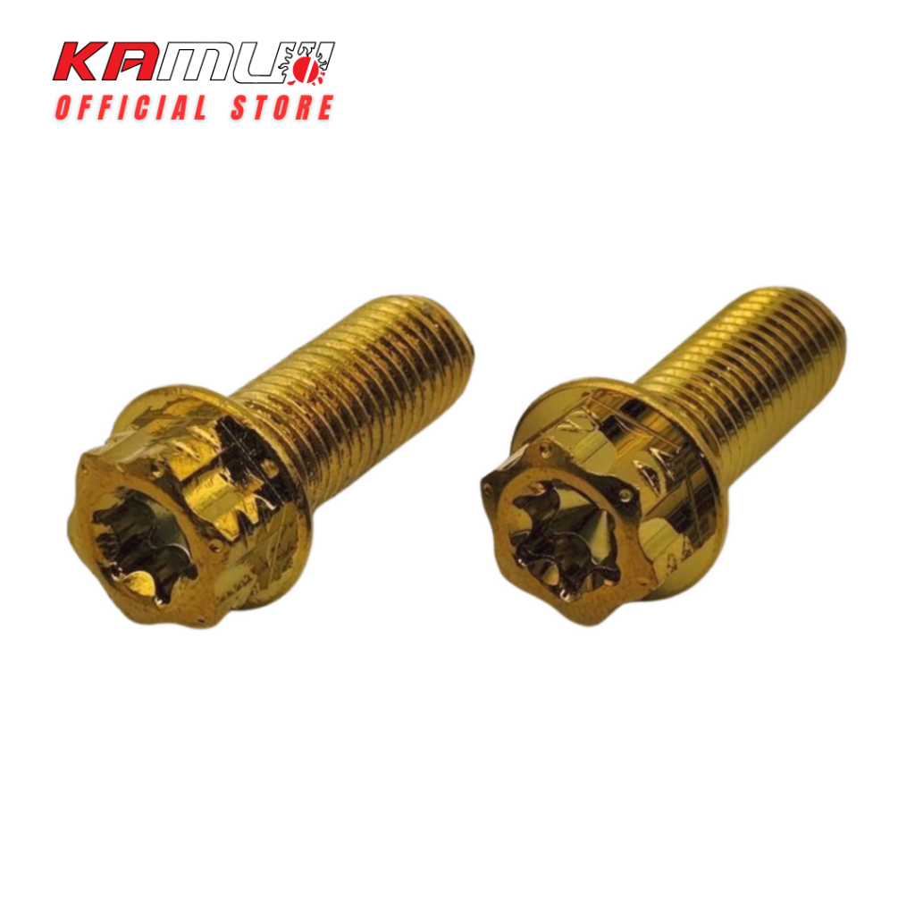 KAMUI Cnc Brake Caliper Screw Gold (M10 x 25mm) | Shopee Malaysia