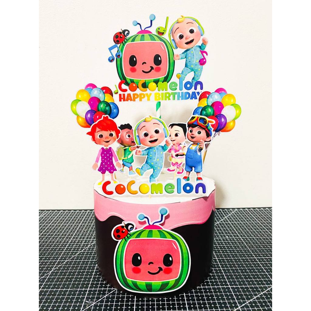 Cocomelon Cake Topper (4 designs to choose!) | Shopee Malaysia