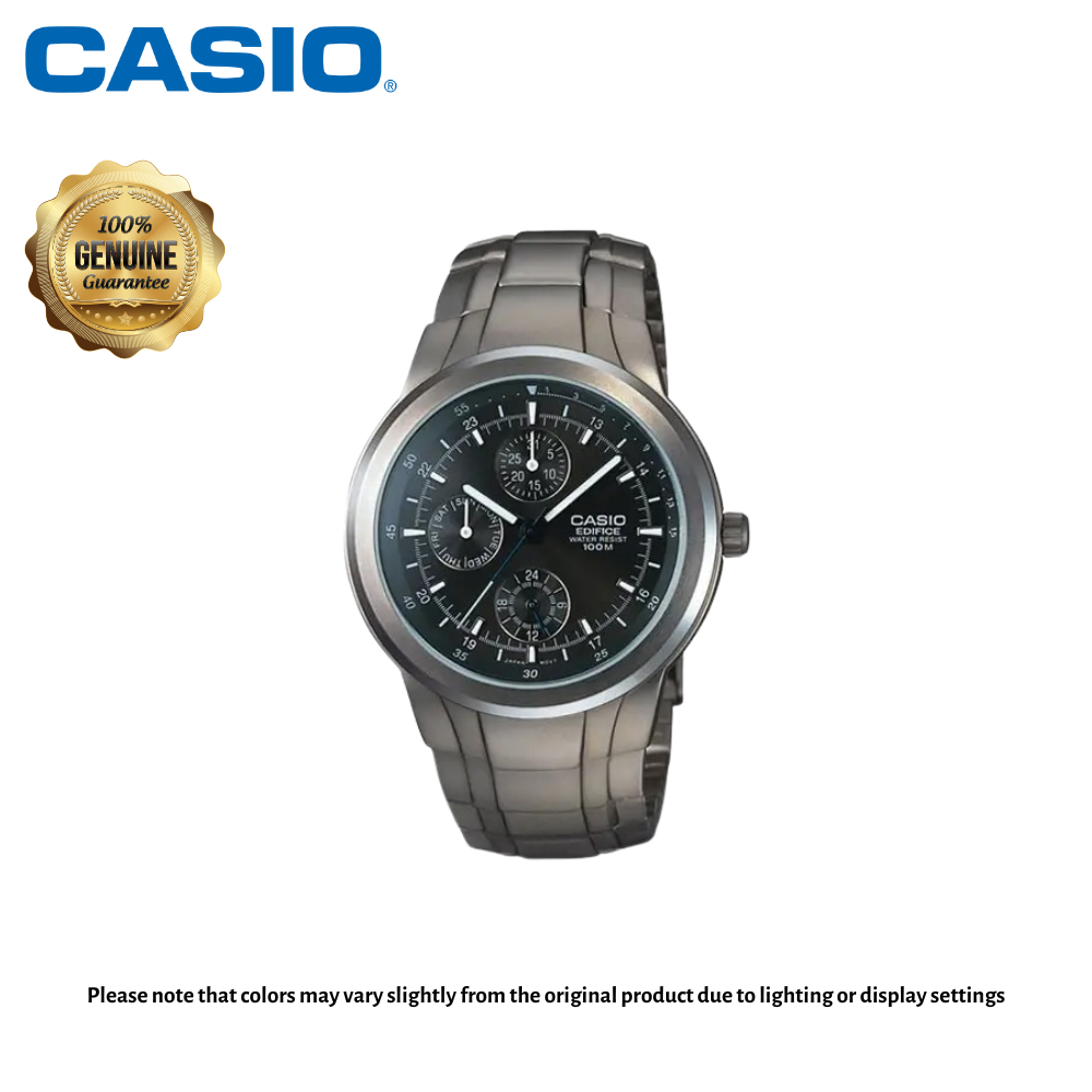 Genuine Casio Edifice Multi Hands Titanium Men Watch EF-305T-8AVDR ...