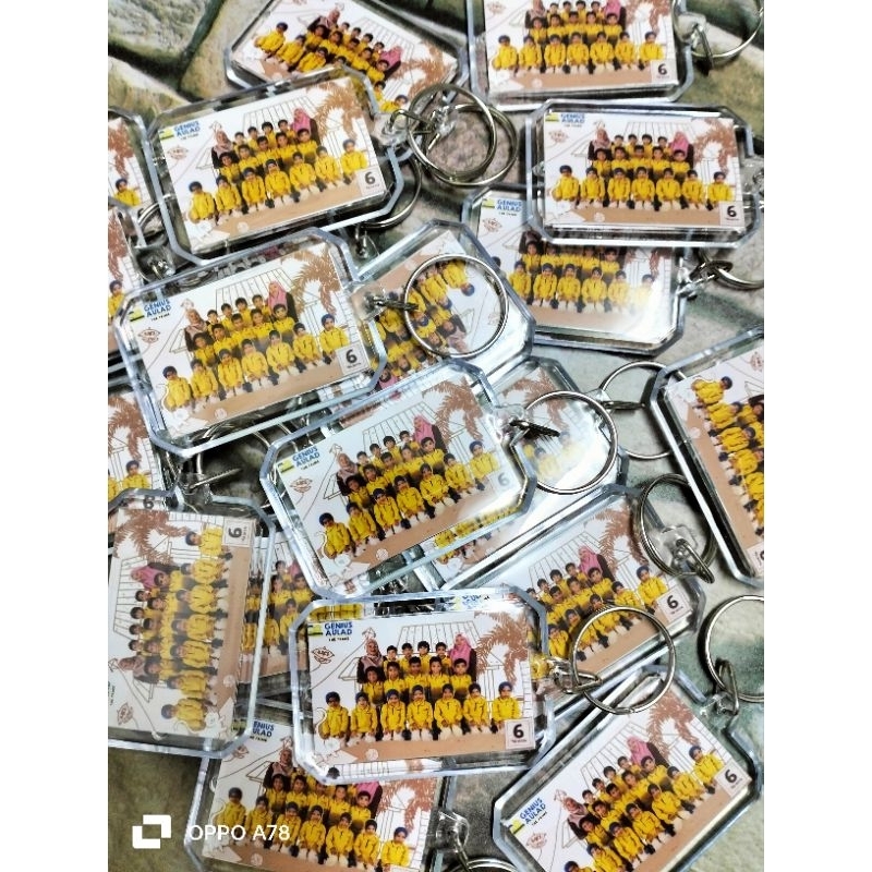 KEYCHAIN CUSTOM MADE PHOTO (20 units keatas) | Shopee Malaysia