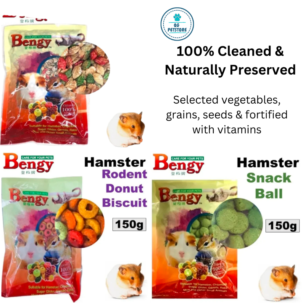 Bengy Hamster Snack Food -Hamster Treat Rabbit Food Guinea Pig Treat ...
