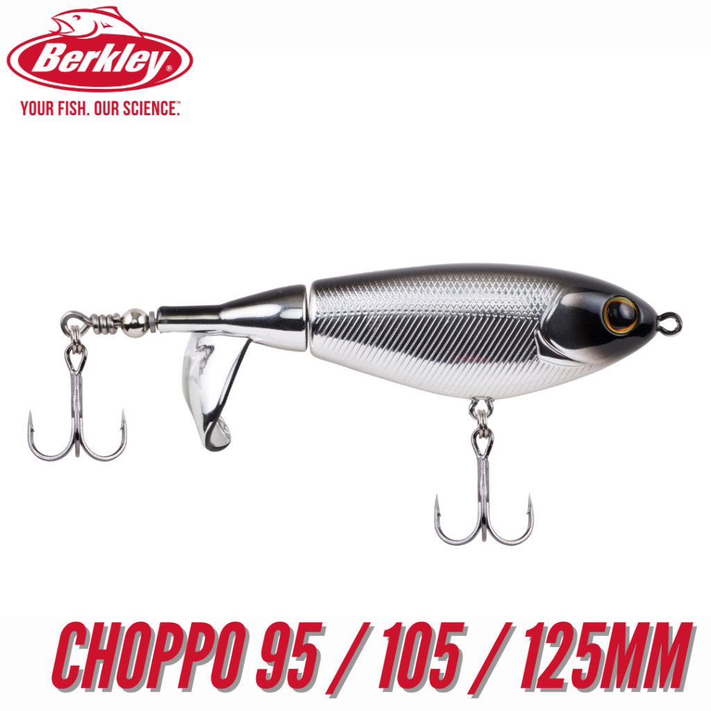 Berkley Choppo Top Water Propeller Tail Spin Lure 90mm 105mm 120mm Snakehead Toman | Shopee Malaysia