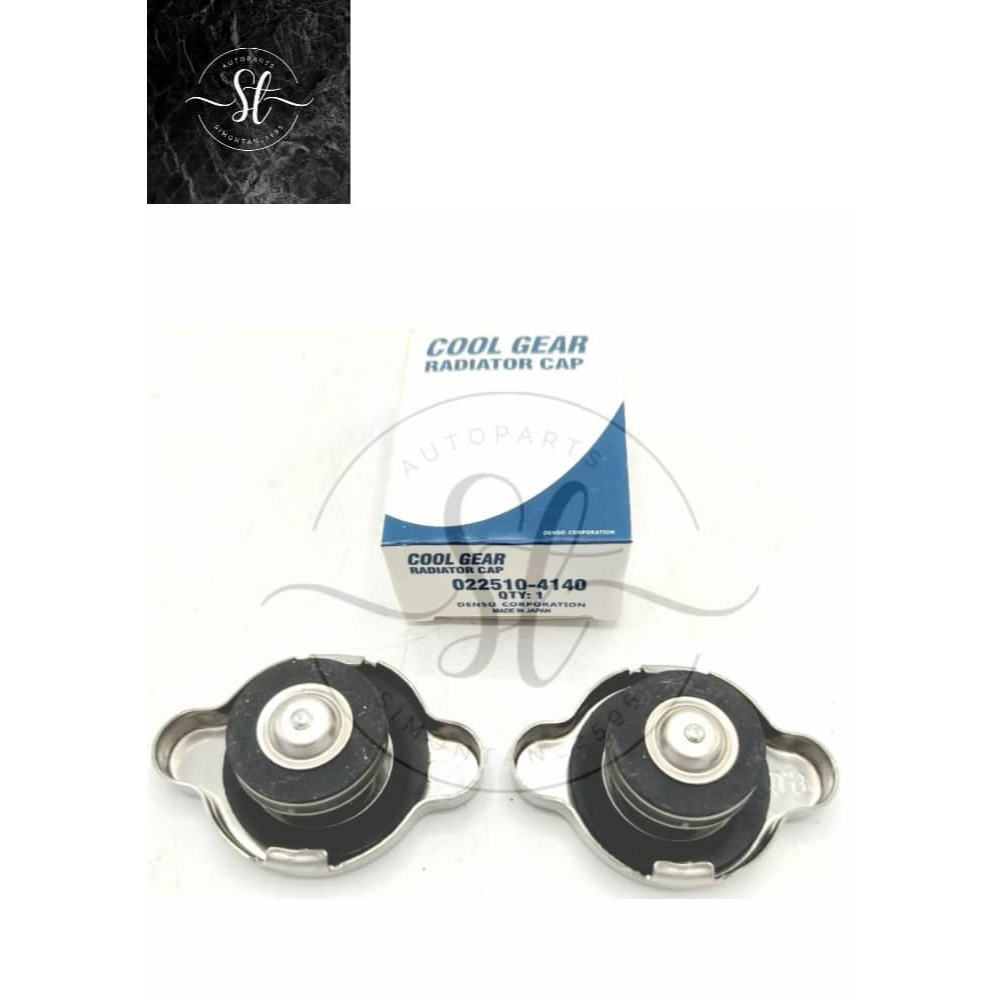 DENSO Cool Gear Radiator cap R124 (0.9) (BLACK) (022510-4140) | Shopee ...