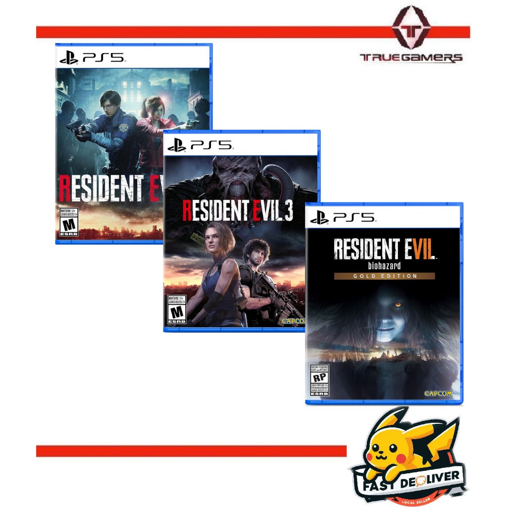 PS5 Resident Evil 2 | Resident Evil 3 | Resident Evil 7 Gold edition ...