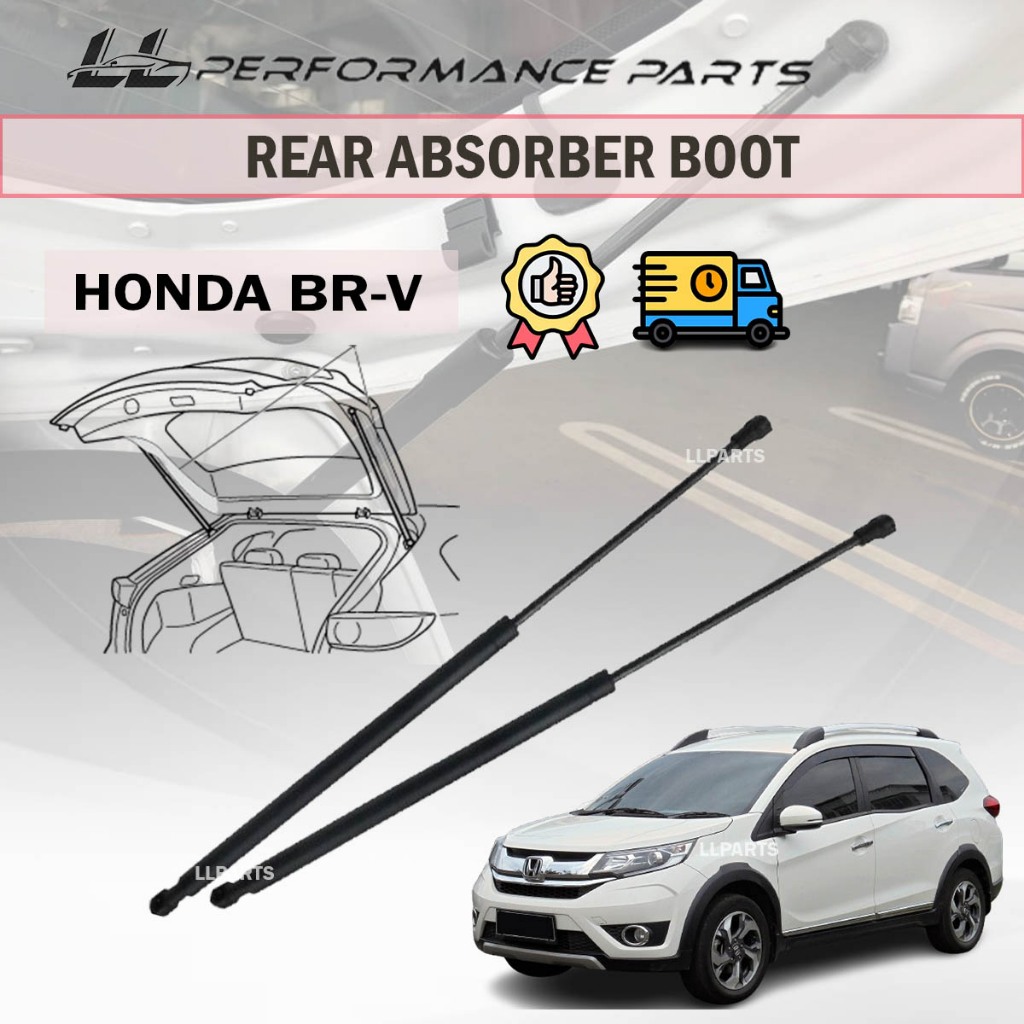 Honda BRV BR-V Rear Bonnet Absorber Boot Damper Rear Boot Right Left ...