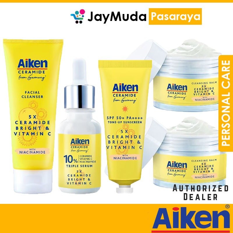 Aiken Ceramide Skin Care Full Set Signature Premium Set Cleasnaer ...