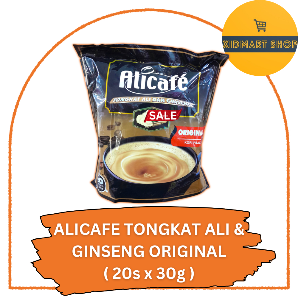 ALICAFE Tongkat Ali & Ginseng Original | 3 in 1 Coffee | Instant Coffee ...