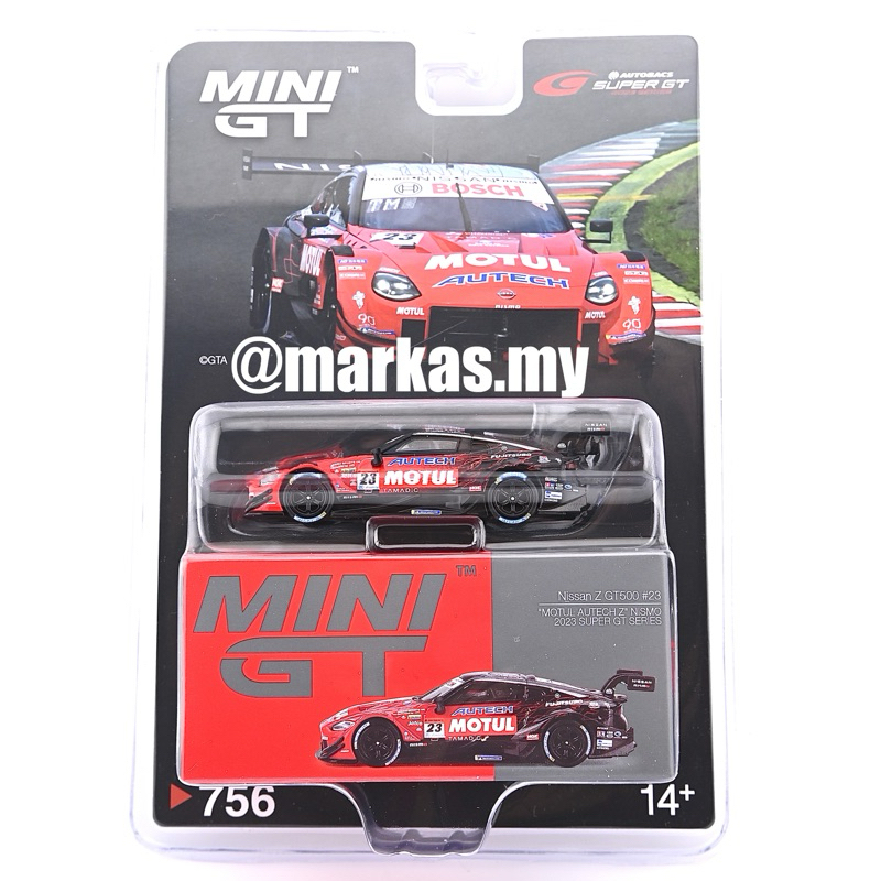 (BLISTER) MINI GT JAPAN EXCLUSIVE SUPER GT SERIES 1/64 #756 NISSAN Z ...