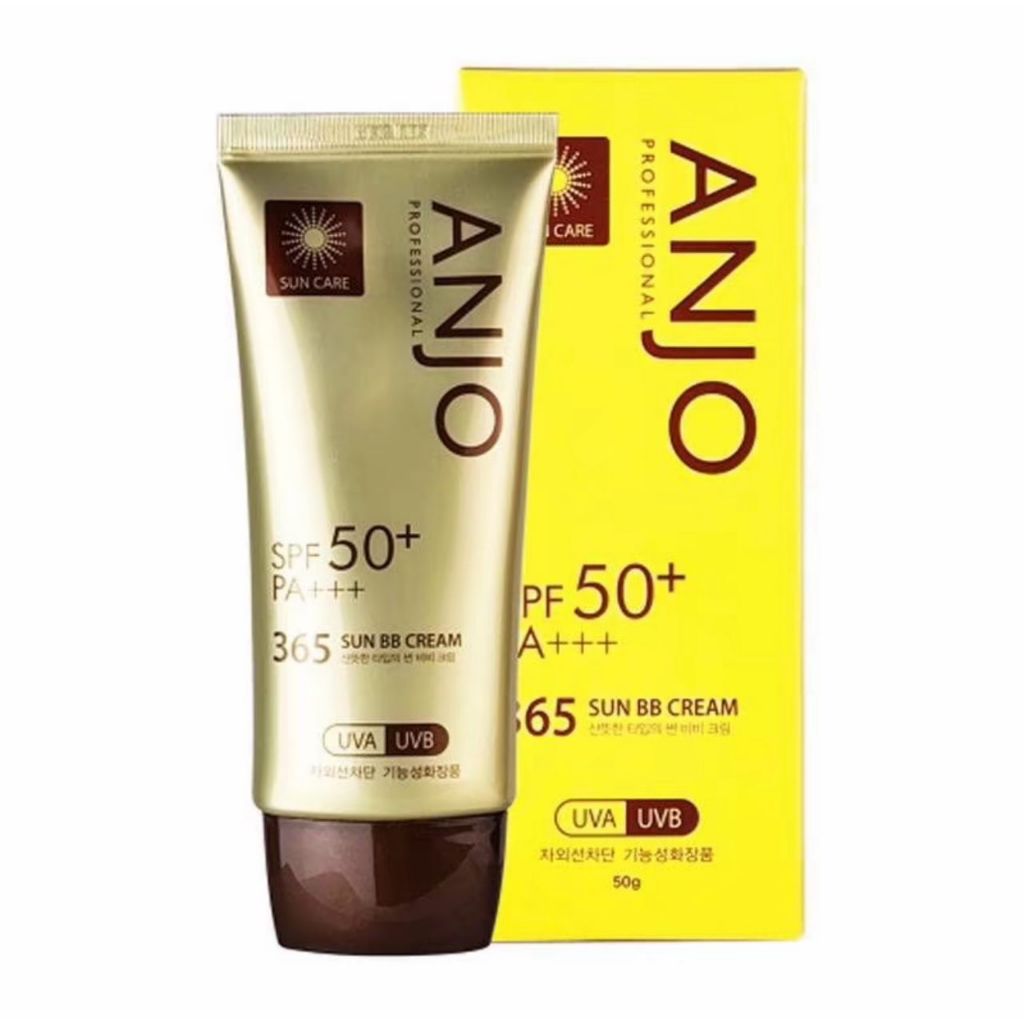 Anjo 365 Sun BB Cream SPF 50+ PA++++ 50g Sunscreen Face Facial ...