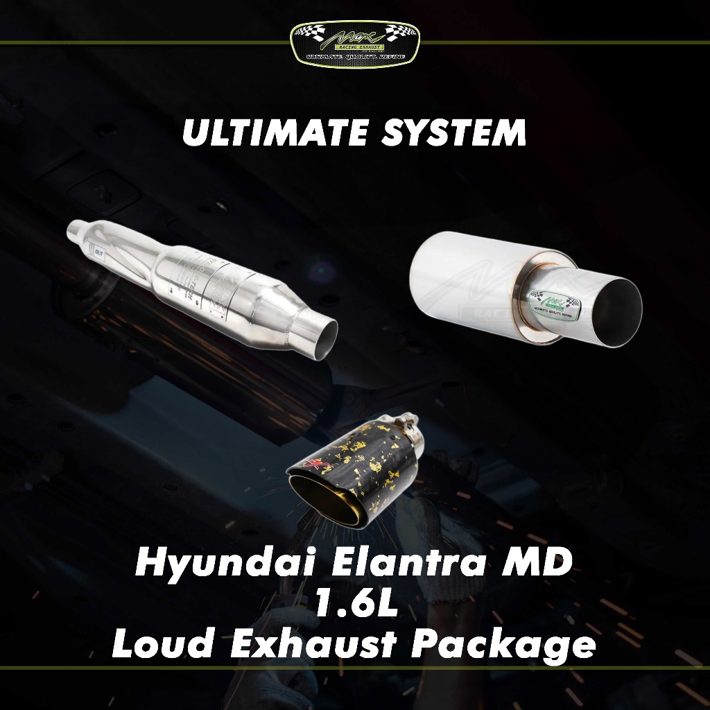 Hyundai Elantra Md 1.6L / 1.8L Loud Exhaust Package | Shopee Malaysia