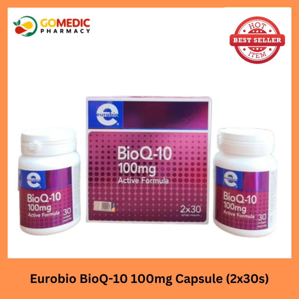 Eurobio BioQ-10 100mg Capsule (2x30s) | Shopee Malaysia