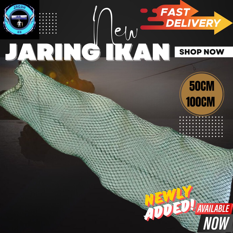 【POLY】/Fishing Net/ Poly / Mesh Bag / Jaring ikan/ tempat letak ikan ...