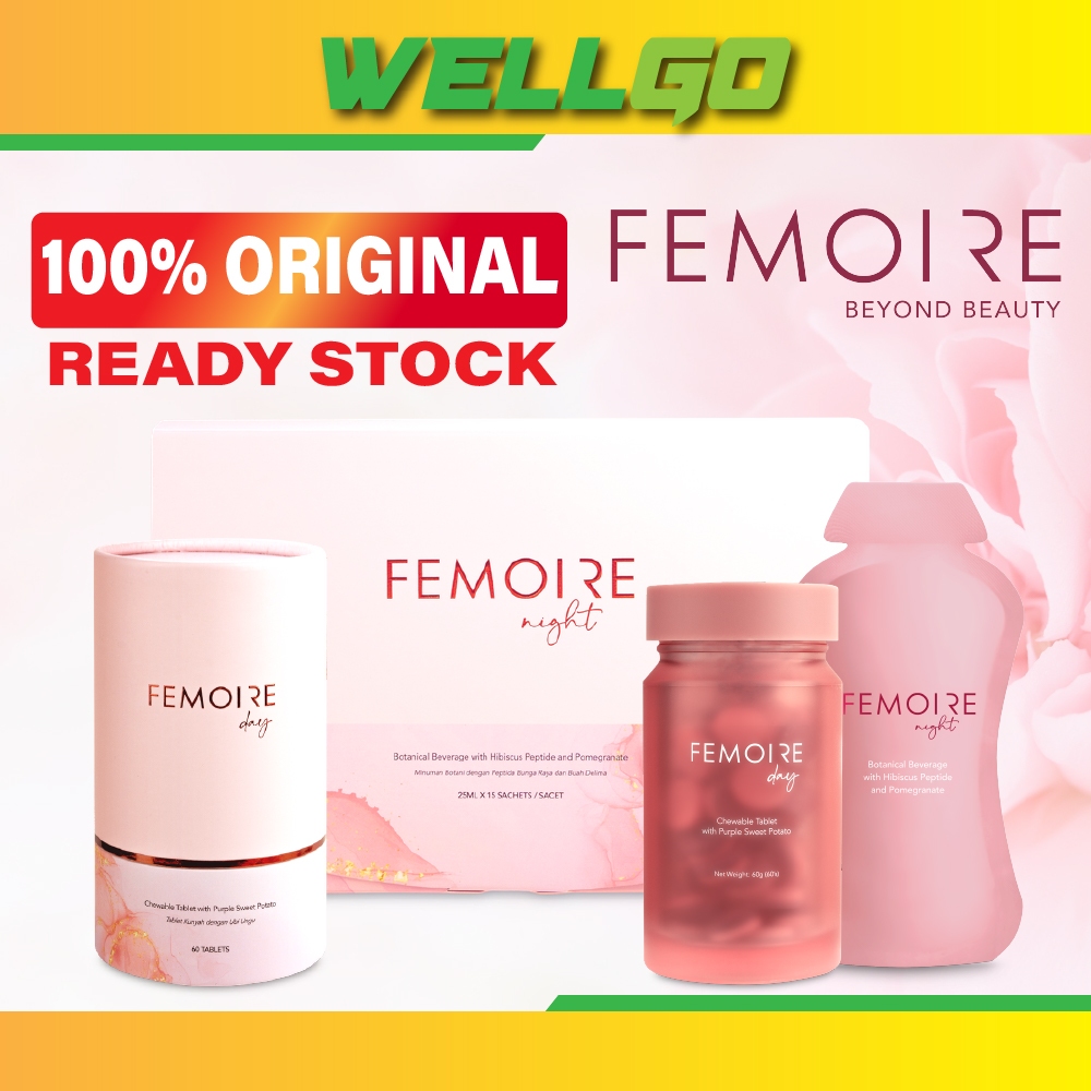 Femoire Day And Night Set Improve skin barrier functionFemoire 玫瑰花胎盘素 ...