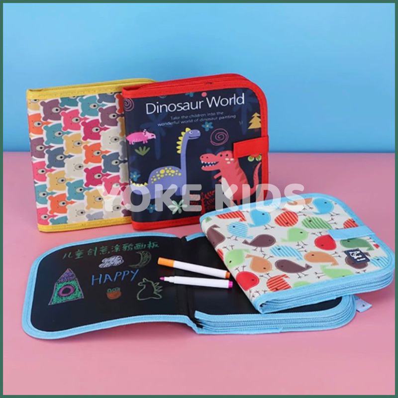 Reusable Drawing Book/ Watercolor Drawing Board/ 10 Drawable Sides ...