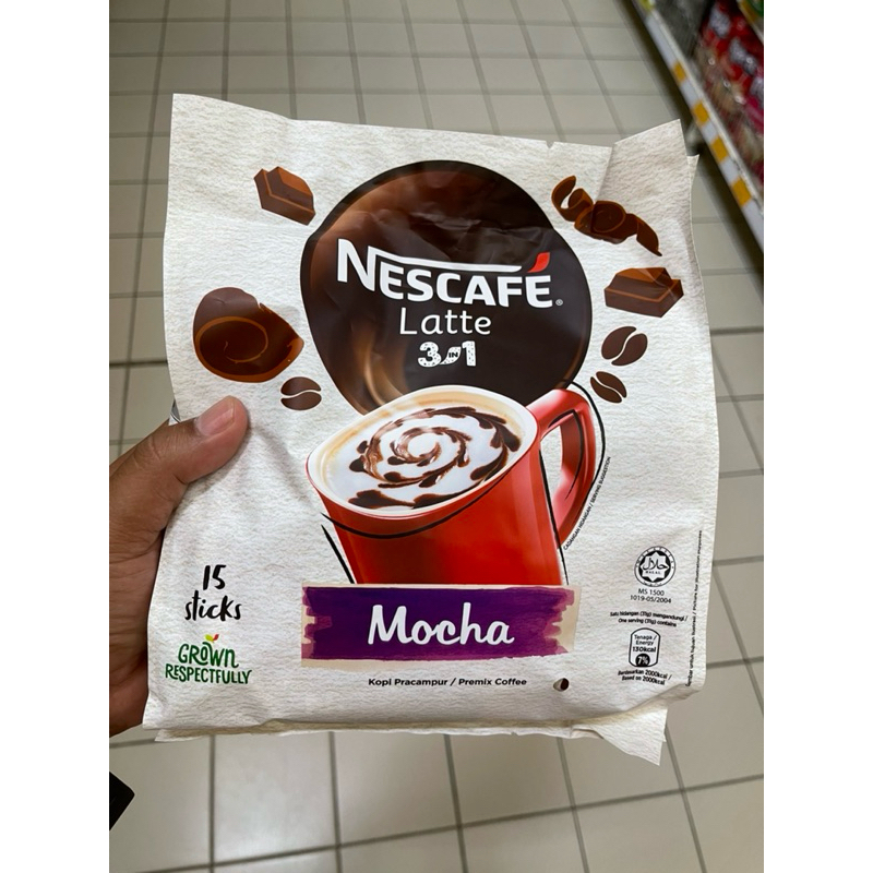 Nescafe Latte Mocha 3 in 1 15 sachet | Shopee Malaysia