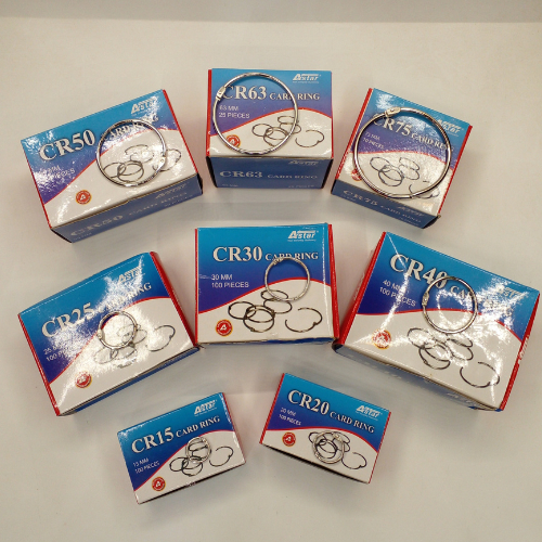 ASTAR Card Ring Paper Book Rings Binding Ring Binder Ring Key Ring ...