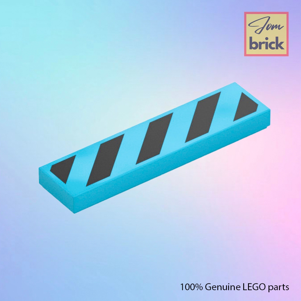 Original LEGO® Parts (Tiles Decorated) 103166 - 6329661 Tile 1x4 with ...