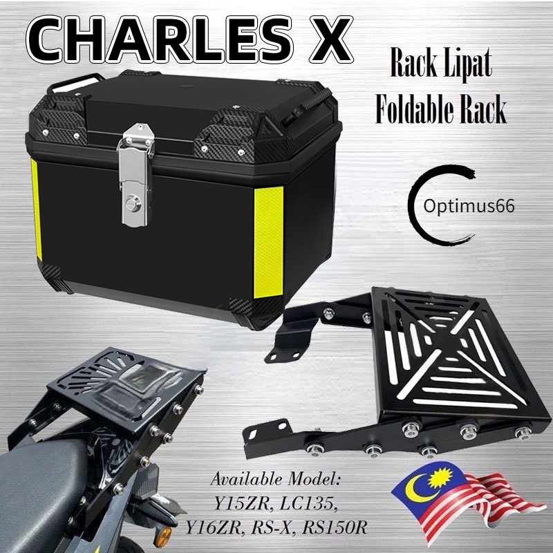 Foldable Adjustable Heavy Duty Top Rack Lipat Box Kotak Bracket Rear ...