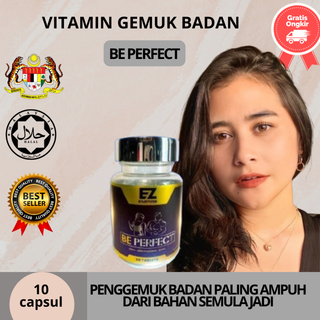 BE PERFECT VITAMIN TAMBAH BERAT BADAN LULUS KKM 10 KAPSUL SUPLEMEN ...