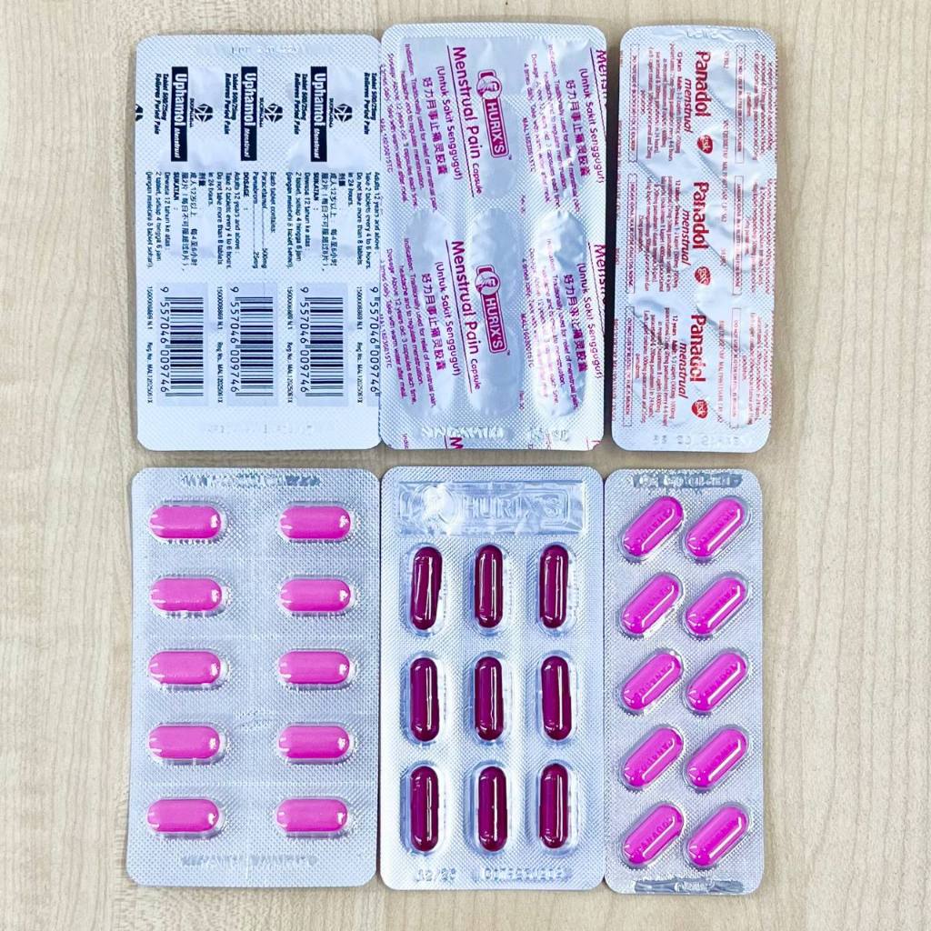 Lulus KKM- Menstrual Pain / Relieves Period Pain (Panadol/Hurix/Uphamol ...