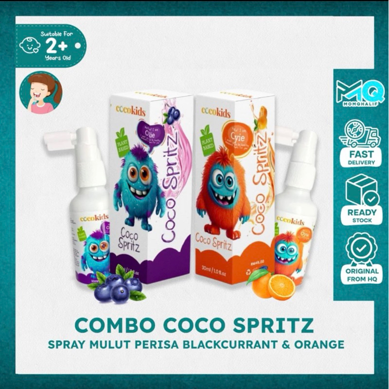 Coco Spritz Spray For Cough Relief Flu Ulcer, Cocokids Spray Batuk ...