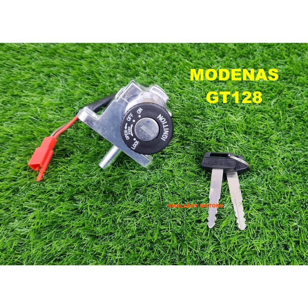 MODENAS GT128 FRONT MAIN SWITCH IGNITION HANDLE KEY KUNCI DEPAN ...