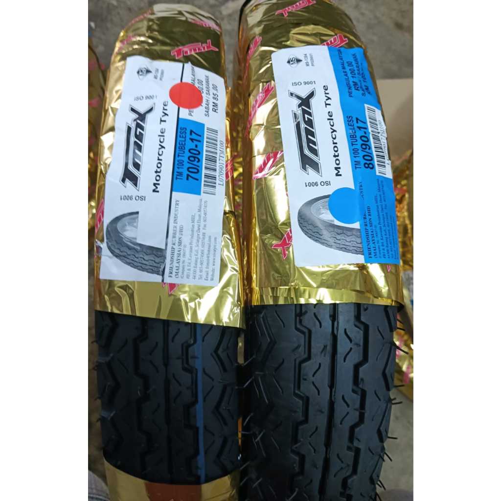 Tayar Motor 70/90 80/90 - 17 Tubeless ( Tmax ) | Shopee Malaysia