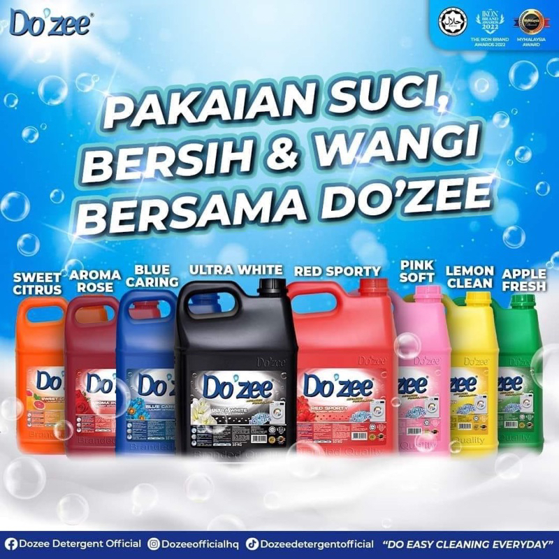 Dozee terlaris viral Sabun Pencuci Pakaian Do'zee Basuh Baju Halal ...