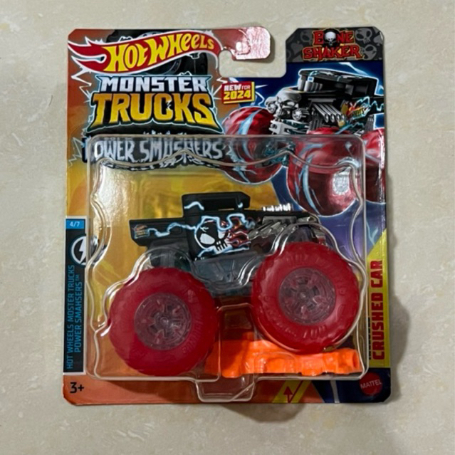 Hot Wheels Monster Truck Power Smasher Bone Shaker | Shopee Malaysia