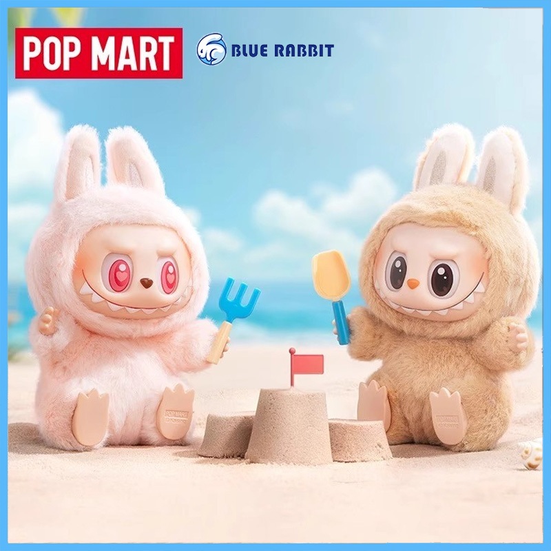 【Ready Stock】POPMART LABUBU Mart sit-down party vinyl plush toy blind ...