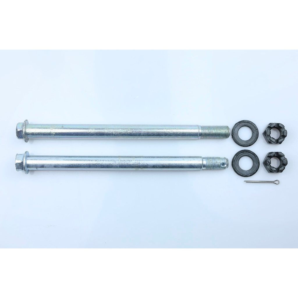 SHAFT AXLE WHEEL NUT CASTLE WASHER FRONT WHEEL YAMAHA RXZ ORIGINAL ...