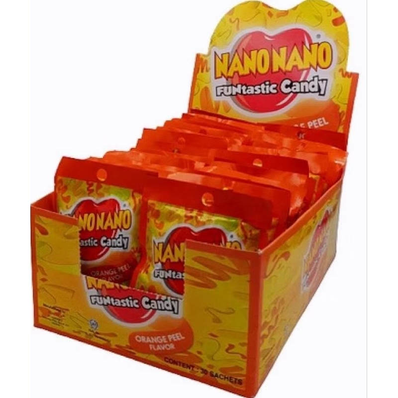 NANO NANO Unique Flavor Candy 30 sachets Sweet & Tangy | Shopee Malaysia