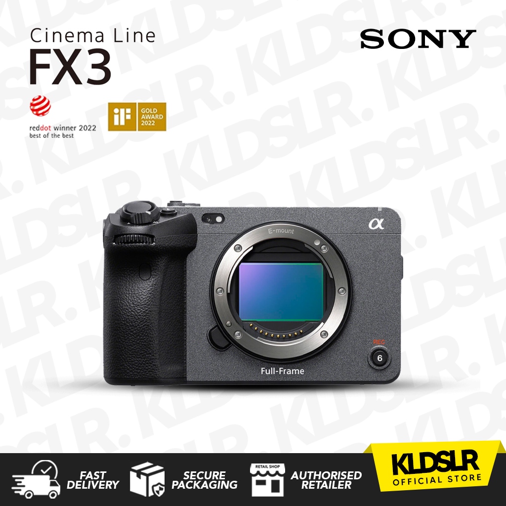 Sony FX3 Full-Frame Cinema Camera (1 Year + 1 Year Sony Malaysia ...