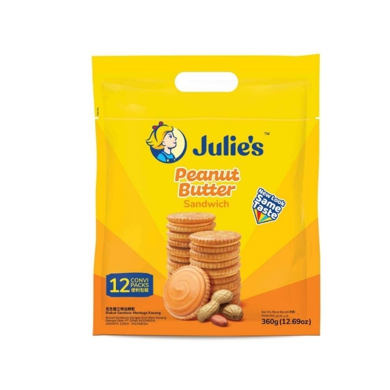 JULIE'S PEANUT BUTTER SANDWICH (12 CONVI PACKS) | Shopee Malaysia