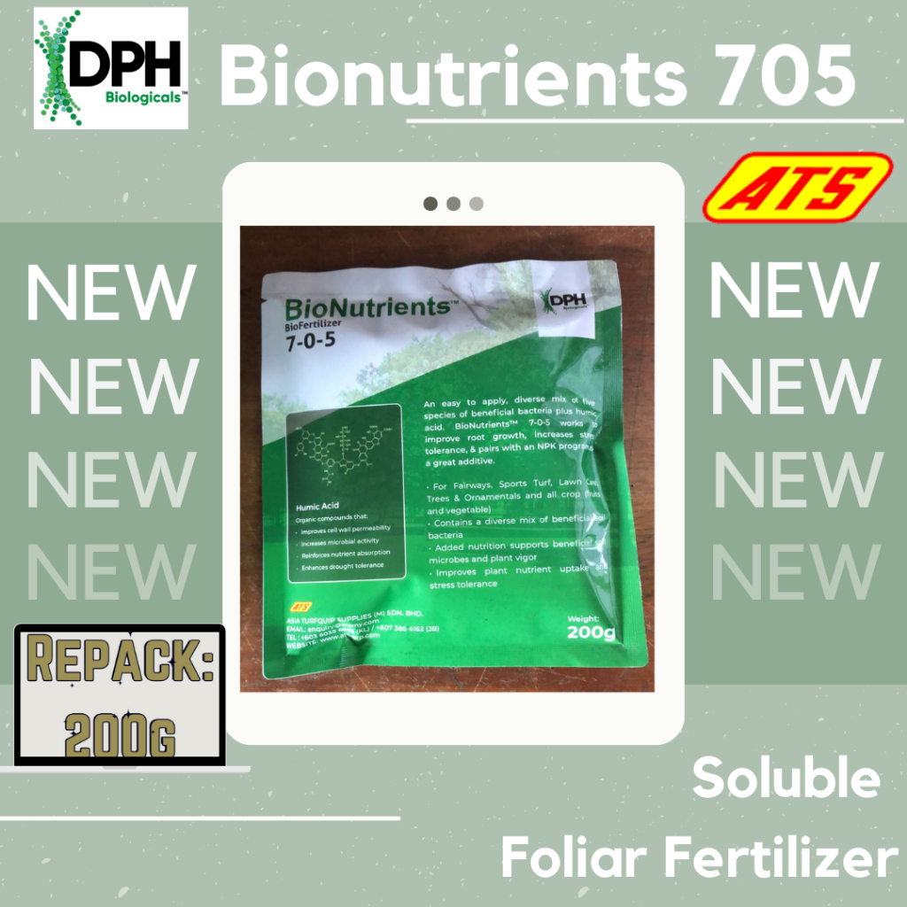 New Foliar Soluble Fertilizer Bionutrient 7-0-5 (Booster + Microbe ...
