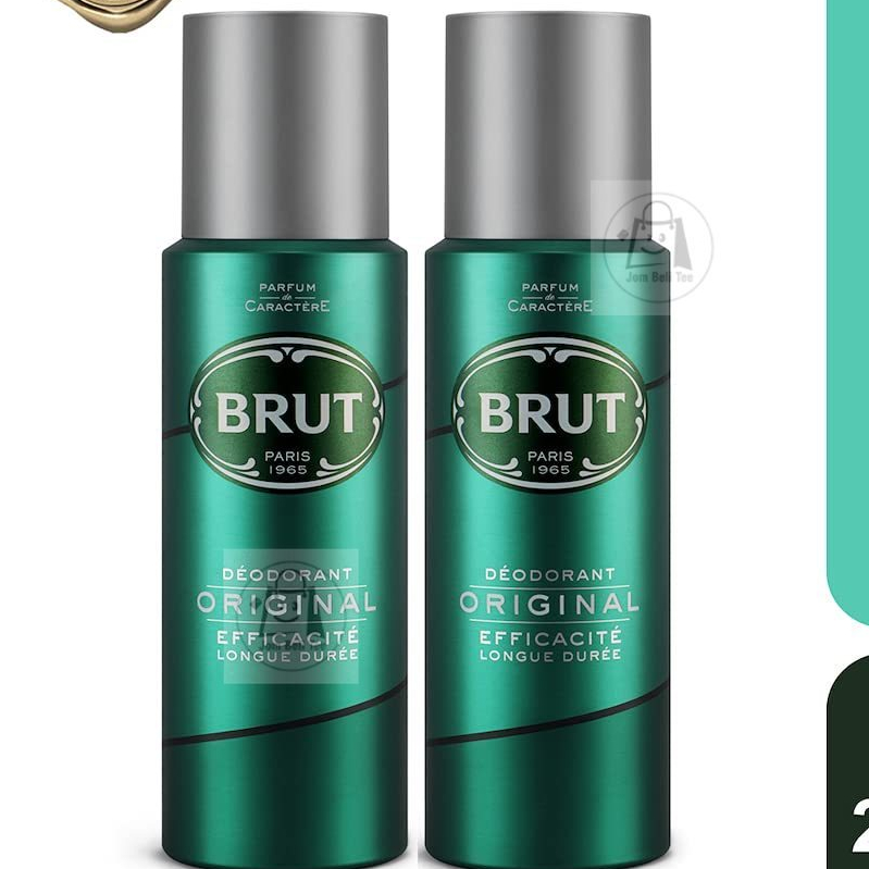 [Made in ITALY] Long-Lasting Deodorant Spray Brut ORIGINAL 200-ML 1pcs ...