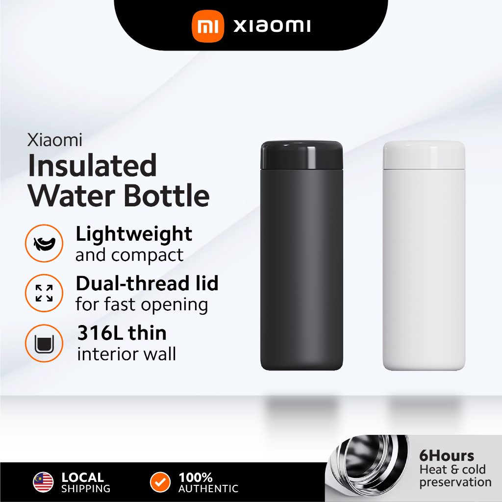 Xiaomi Insulated Water Bottle | 350ml Volume | Bulit-in Tea Strainer ...