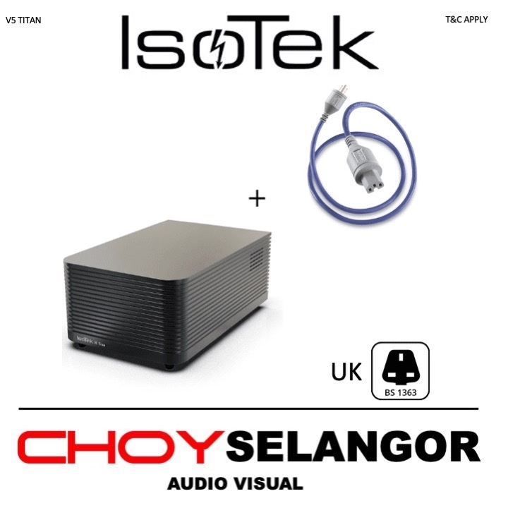 Isotek V5 Titan 3 Outlets UK/US Power Conditioner + Isotek Evo3 Premier ...