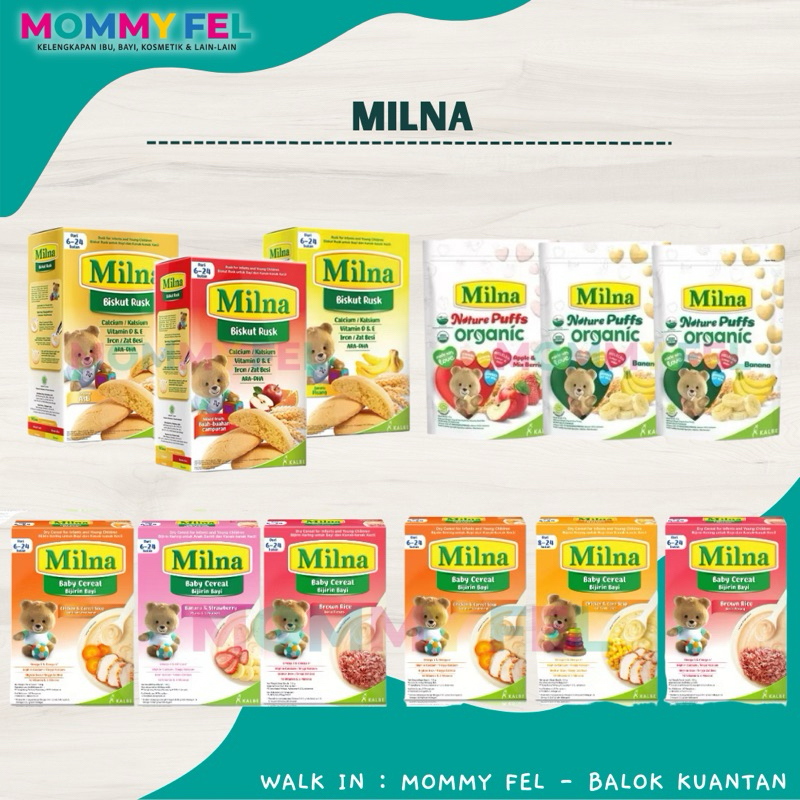 MILNA BABY FOOD CEREAL , BISKUT RICE, BISCUIT RICE , PUFFS & RICE ...