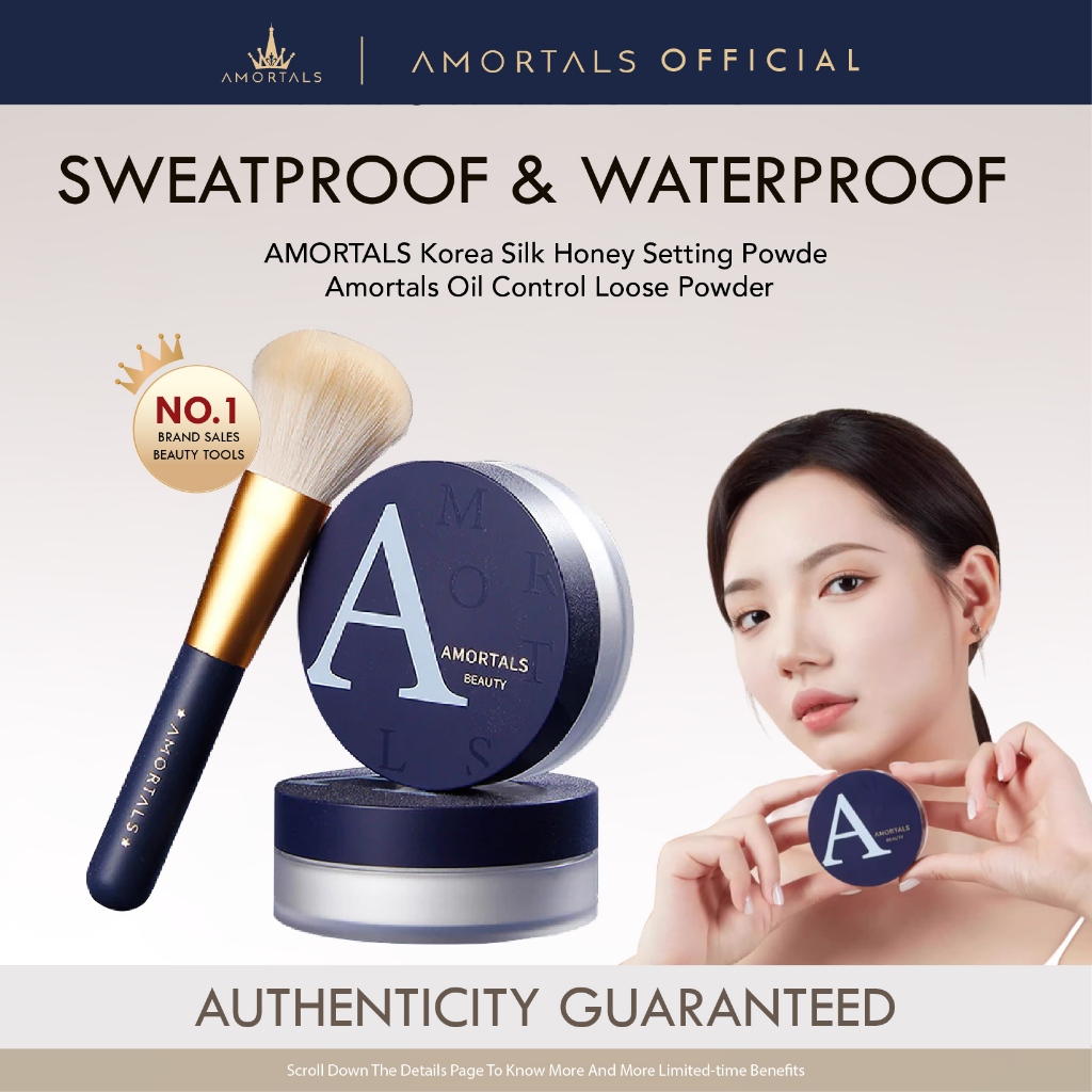 AMORTALS Silk Honey Setting Powder Oil Control Loose Powder ...
