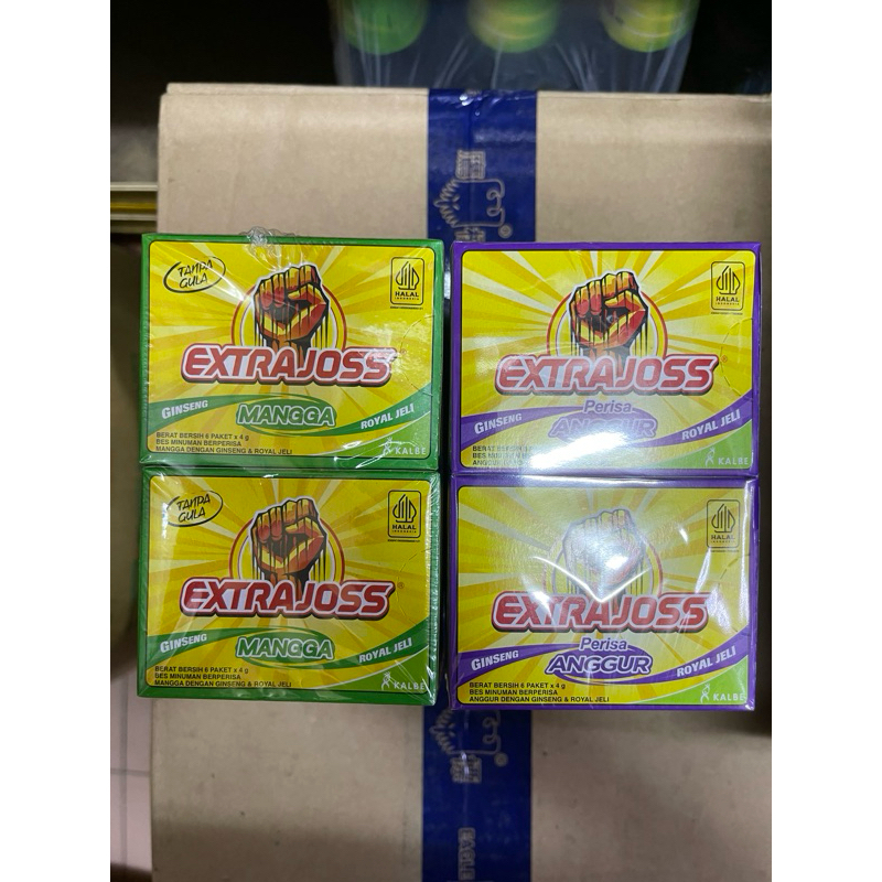 Extra joss energy drink (Anggur,Mangga) 1 pack 10 box | Shopee Malaysia