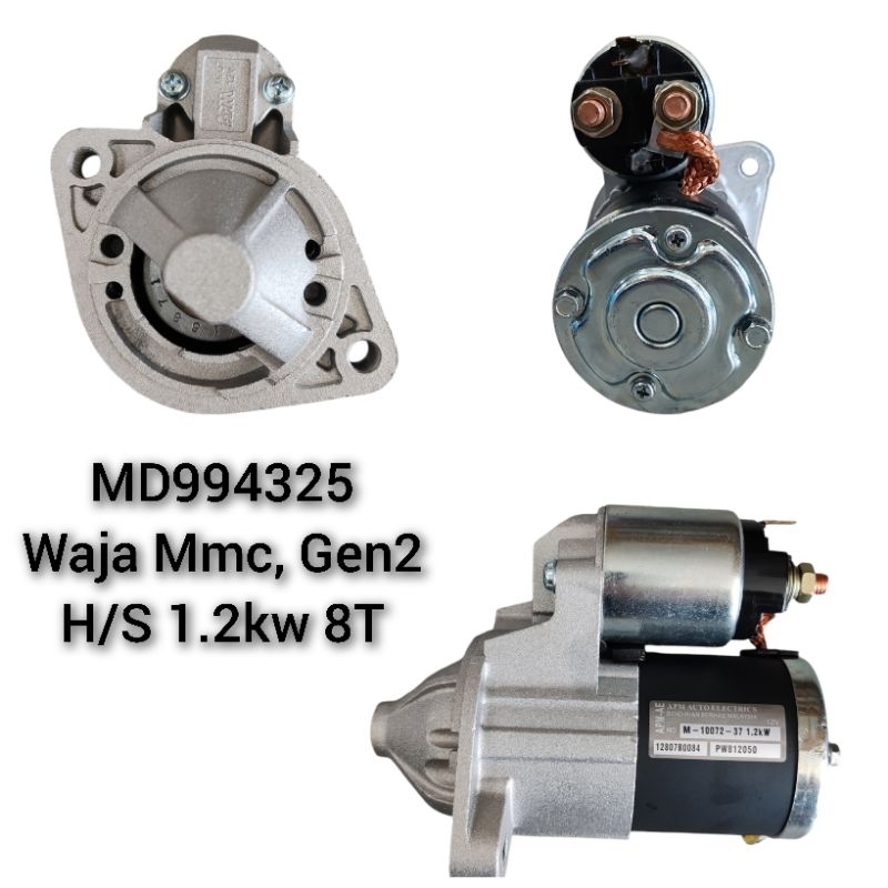 (MD994325) Starter Proton Waja 1.6/Gen2 12v 8T | Shopee Malaysia
