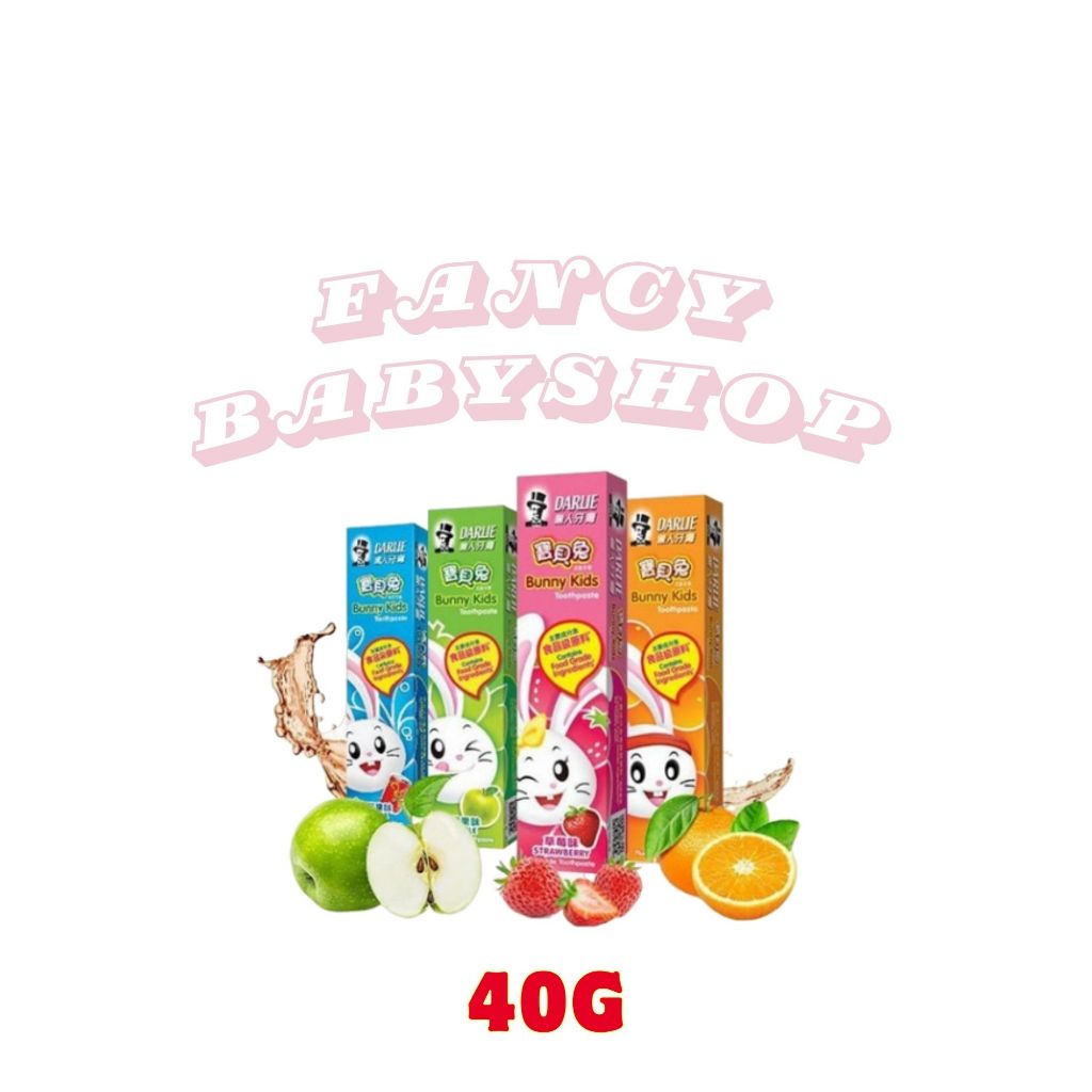 Darlie Bunny Kids Toothpaste 40g orange/apple/strawberry | Shopee Malaysia
