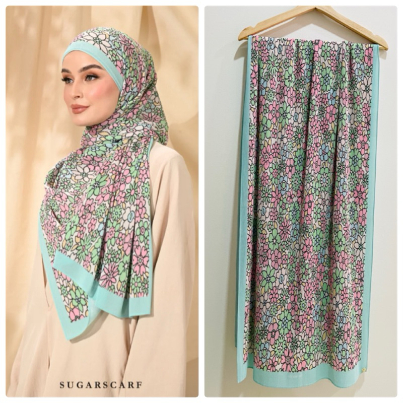 PRELOVE ORIGINAL Pleats & Shawl Branded Sugarscarf / Marshanda (FREE ...
