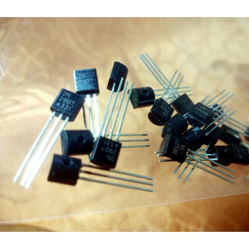 Basic Transistor Starter Pack – BC337, BC327, 2N2222, 2N2907 (20 pcs ...